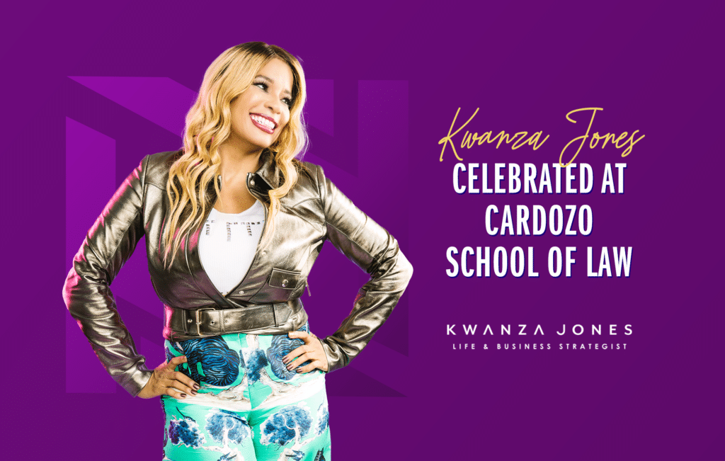 Cardozo School of Law Honors Kwanza Jones For Inspiring Excellence